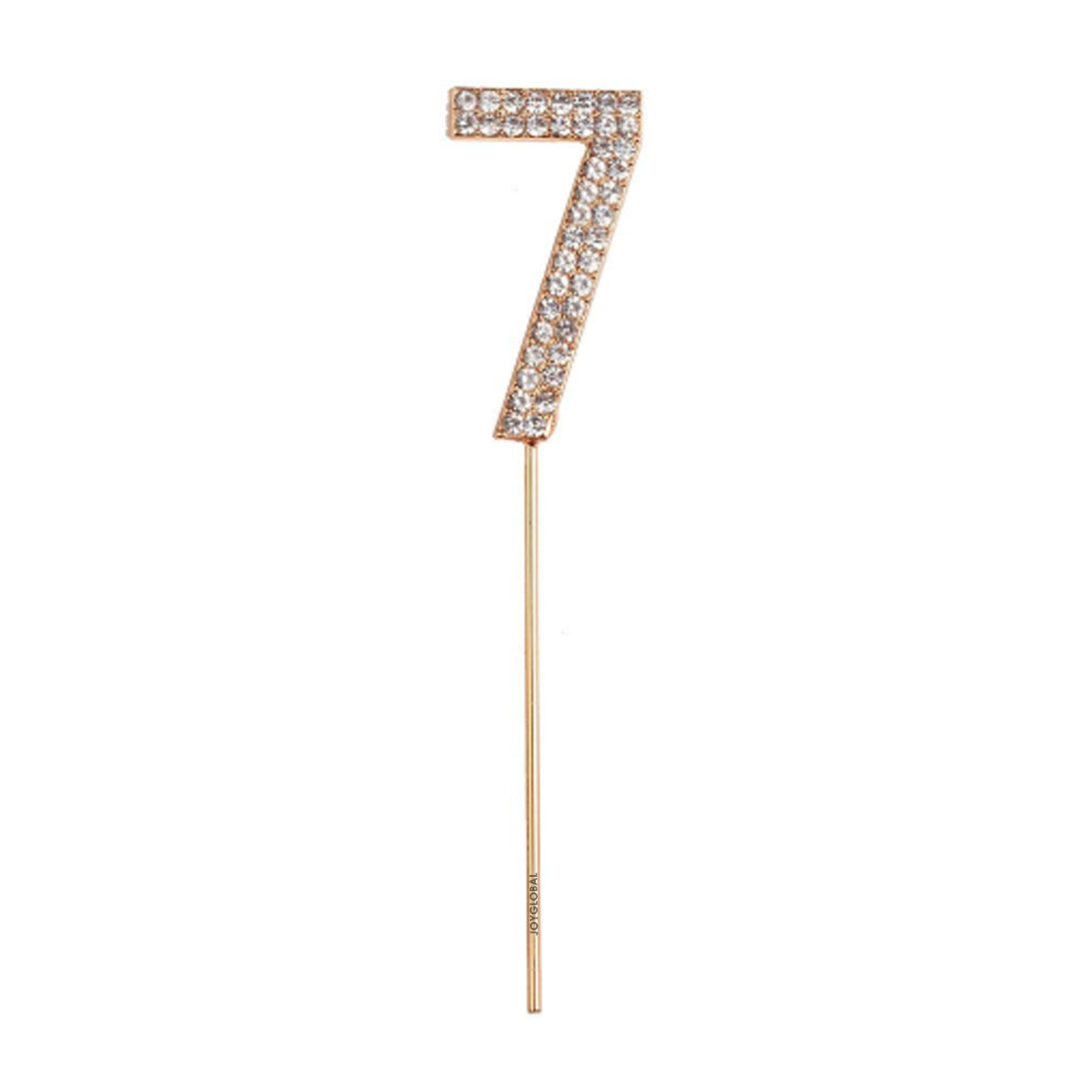 Rhinestone Number 7 Cake Topper– JoyGlobal