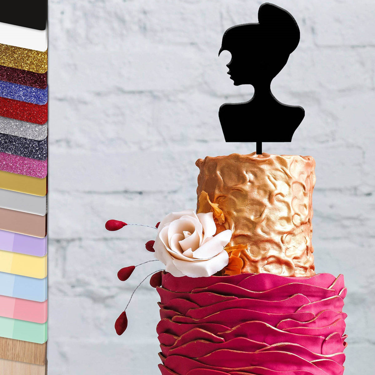 Acrylic Lady Cake Topper– JoyGlobal