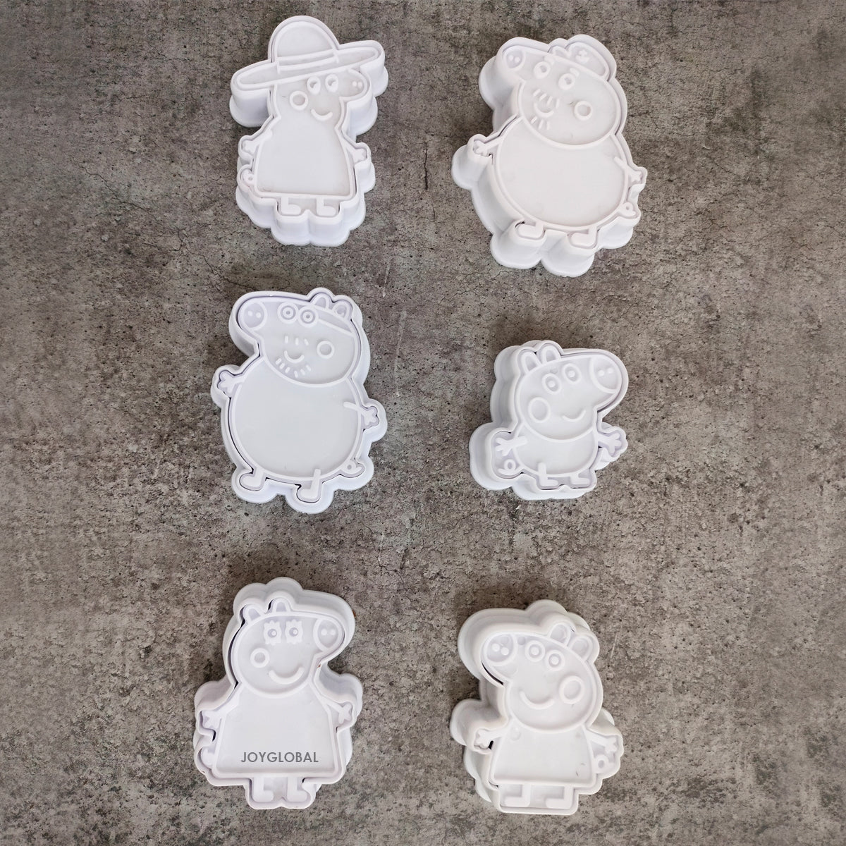 Peppa Pig Plunger Cutter - Set of 6 Pieces– JoyGlobal